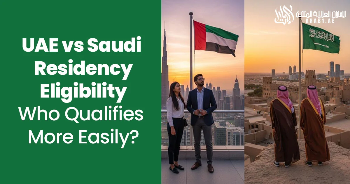 UAE vs Saudi Residency Eligibility: Who Qualifies More Easily? - Arab1.ae